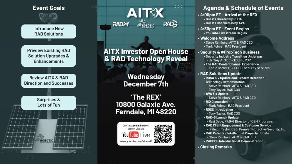 AITX to Host Investor Conference and RAD Technology Reveal 2023 ...